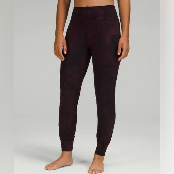 lululemon athletica | Pants & Jumpsuits | Lululemon Red Diamond Dye ...